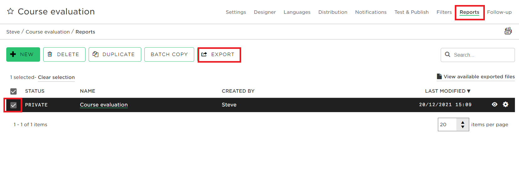 How Do I Export Individual Response Forms To A File Questback Academy
