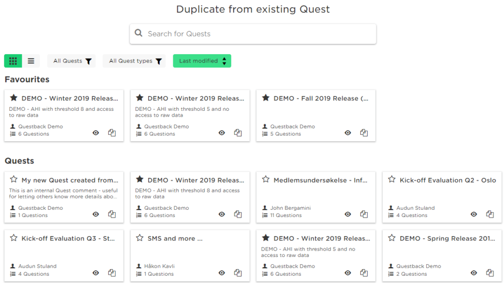 How to Create a Quest - Questback Academy
