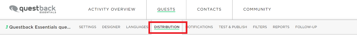 How to use Distribution Log - Questback Academy