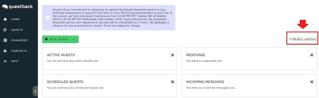 How to customize your home page - Questback Academy
