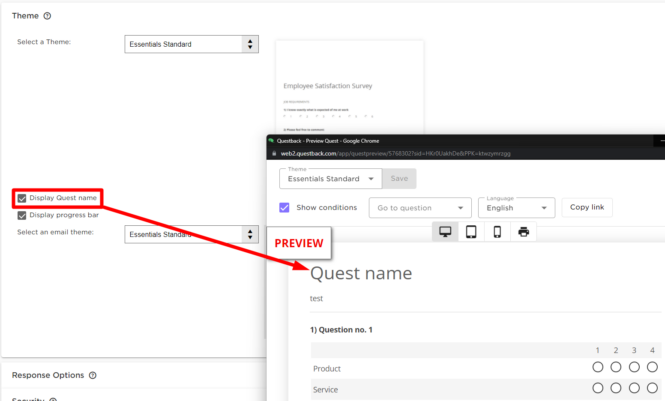 How to use Theme - Questback Academy